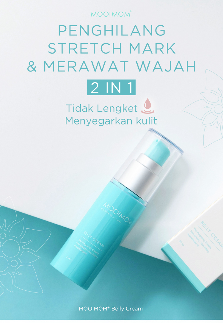 Belly Cream - Krim/Salep Penghilang Strech Mark | Mooimom