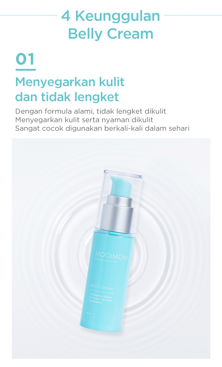 Belly Cream - Krim/Salep Penghilang Strech Mark | Mooimom