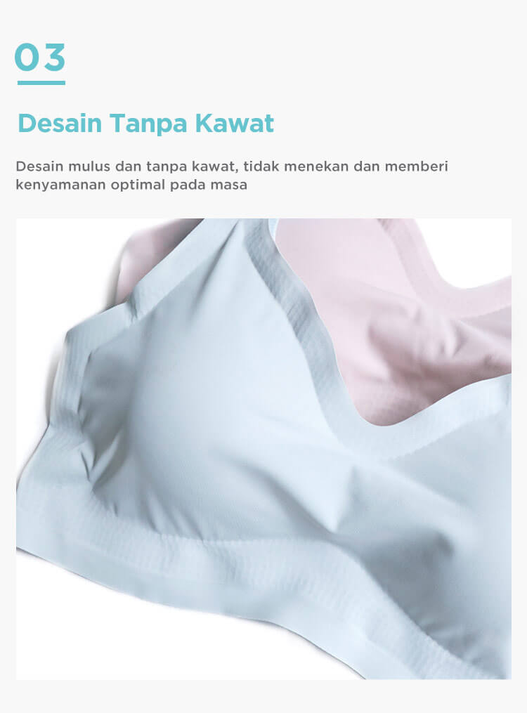 MOOIMOM Bra Hamil Menyusui - Super Soft Seamless Maternity & Nursing Bra