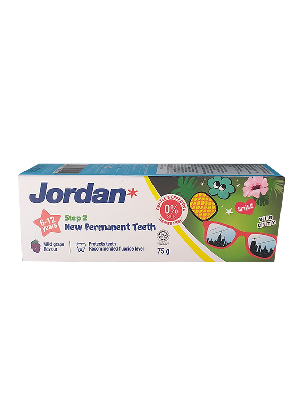 JORDAN Kids Toothpaste Step2 - Pasta Gigi Anak